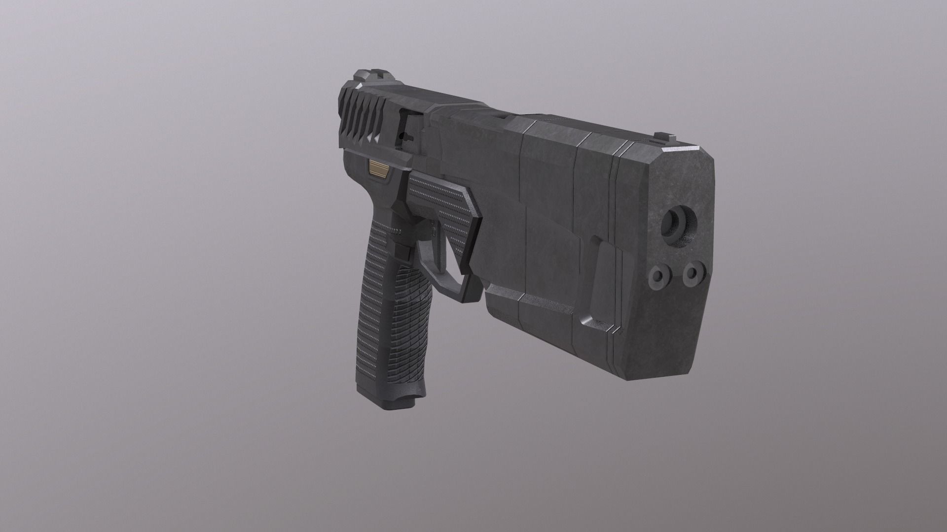 3D model Maxim 9 Silenced VR / AR / low-poly | CGTrader