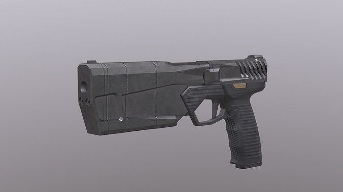 3D model Maxim 9 Silenced VR / AR / low-poly | CGTrader
