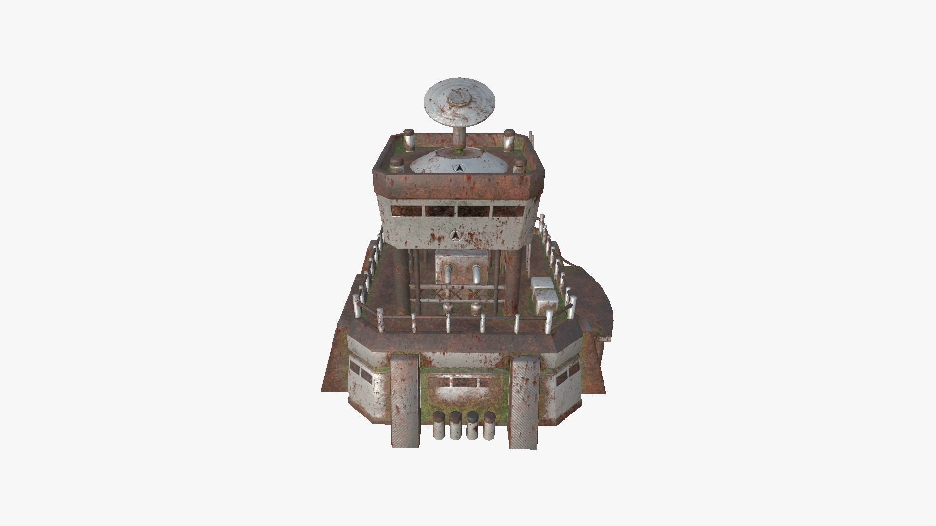 3D model SciFi Facility B10 Abandoned - Sci Fi Exterior Design VR / AR ...