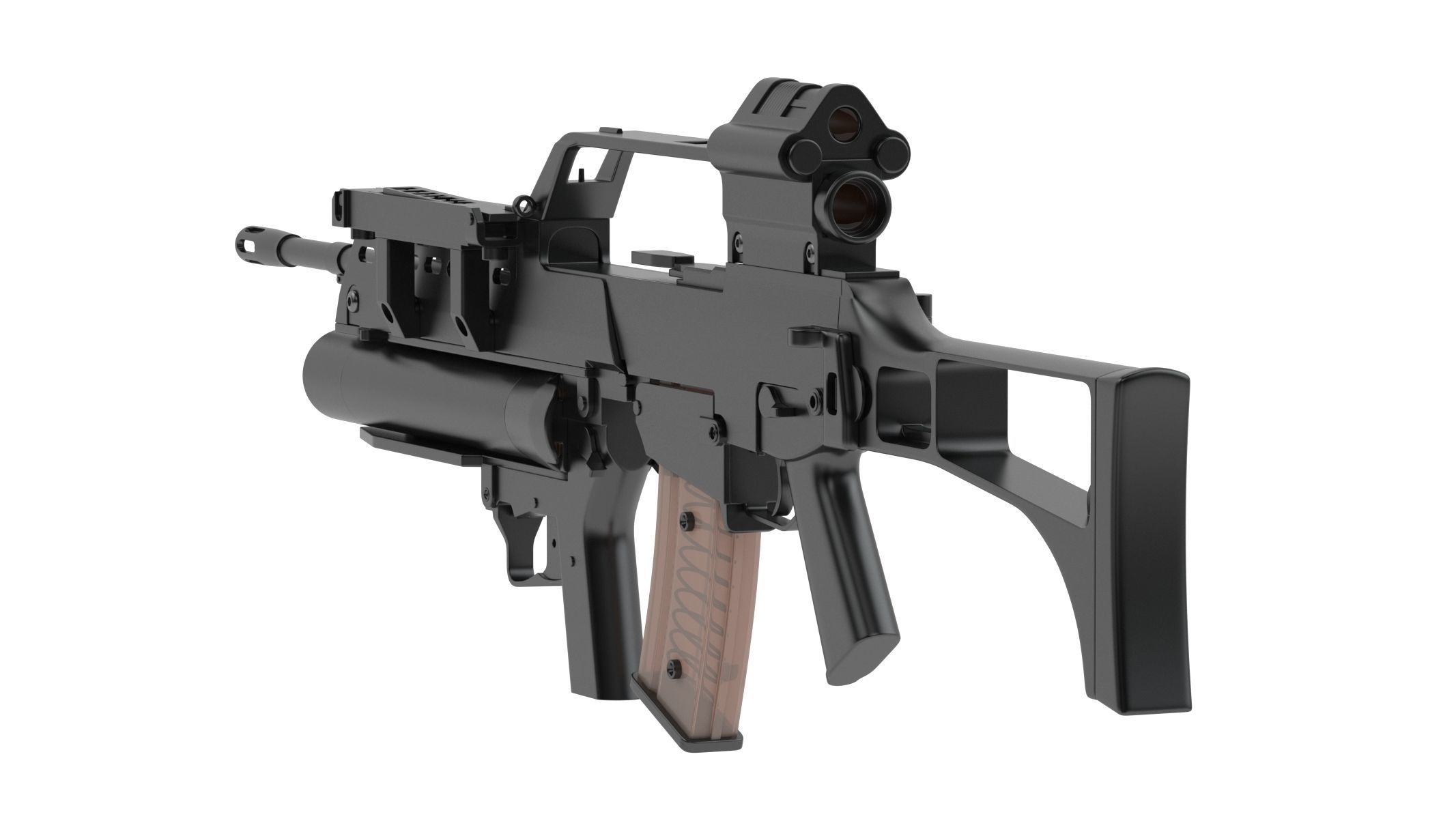 Heckler Koch AG36 Grenade launcher 3D model | CGTrader