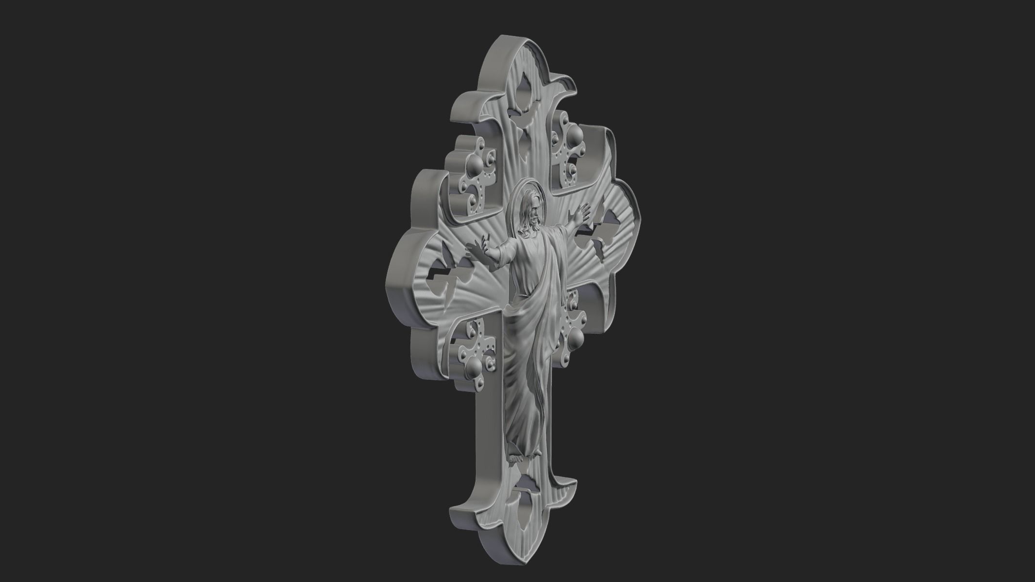 Jesus Ascension 3D model 3D printable | CGTrader