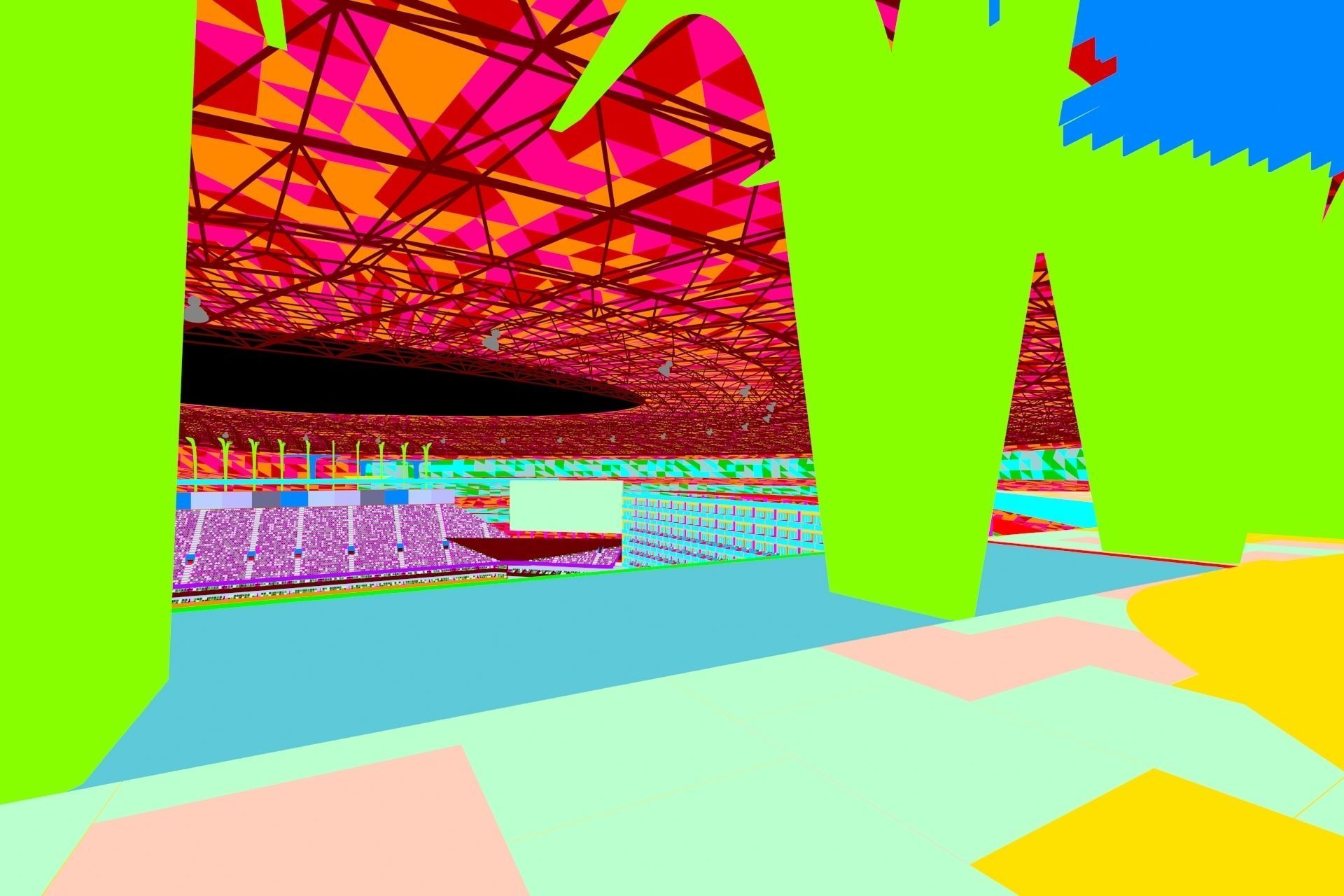 Stadium and sports complex 3D model | CGTrader