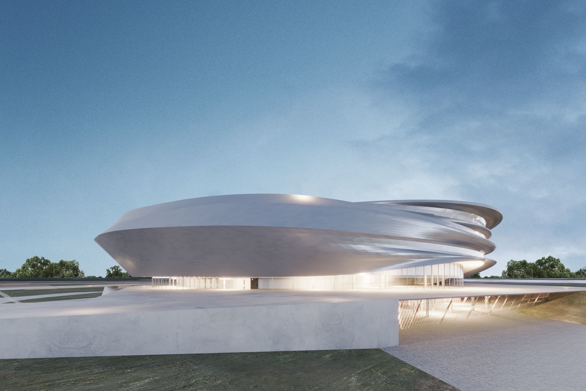 Stadium and sports complex 3D model | CGTrader