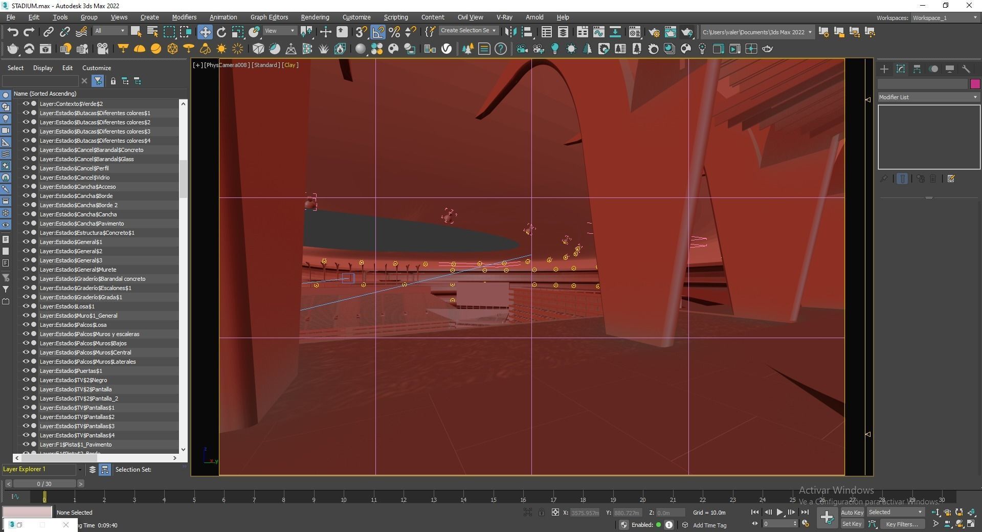 Stadium and sports complex 3D model | CGTrader