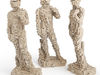 3D model David Michelangelo Pixel sculpture VR / AR / low-poly | CGTrader
