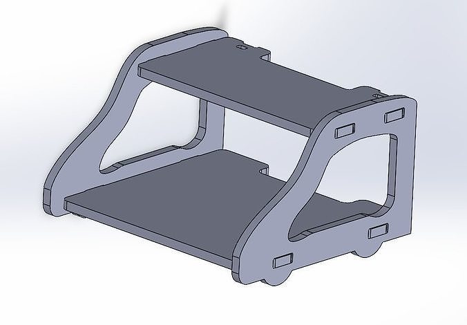 Wireless Wifi Router Storage Organizer 3D model 3D printable | CGTrader