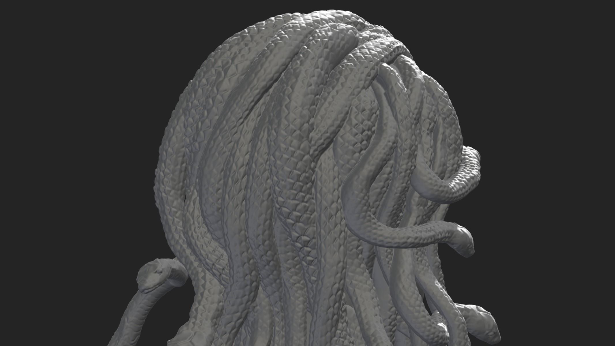 Medusa Head 3D model 3D printable | CGTrader