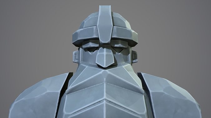 3D model Stylized statue of Dwarf 01 VR / AR / low-poly | CGTrader