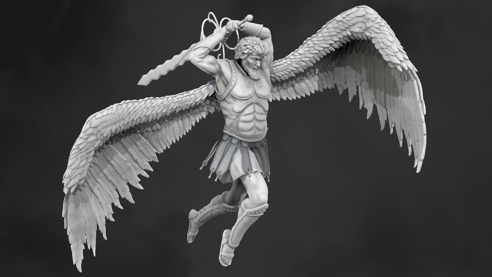 Heroes 3 ArchAngel Model for 3D printing 3D model 3D printable | CGTrader