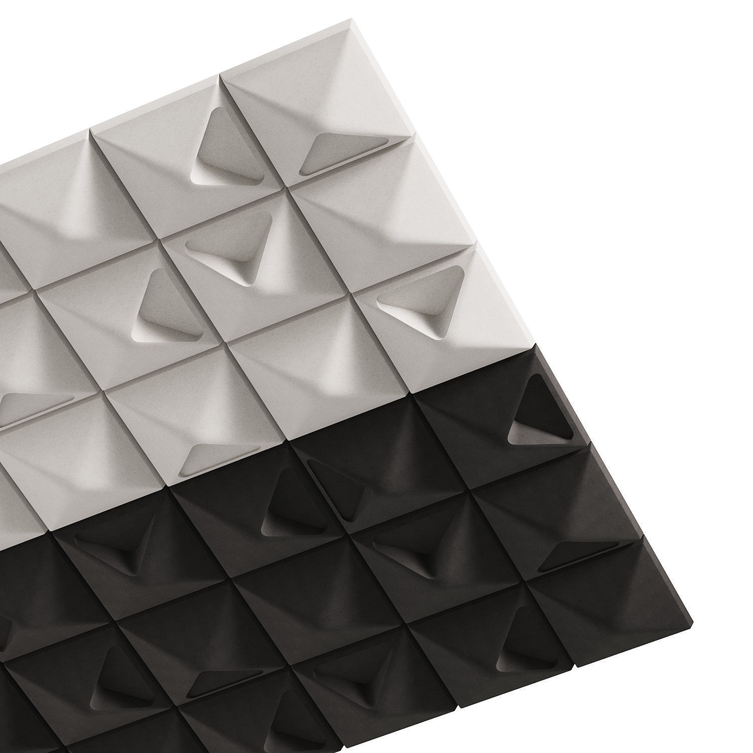 Pyramid Acoustic Ceiling Tile 3D model | CGTrader
