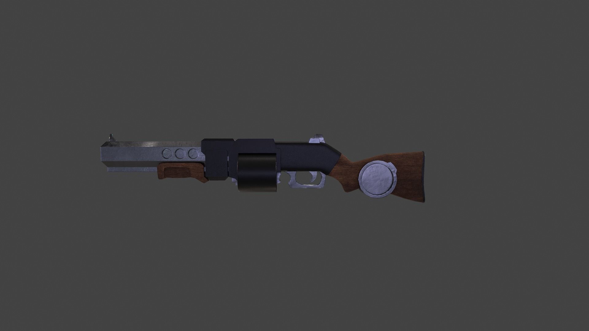 3D model Low-Poly Rifle-Shotgun gun VR / AR / low-poly | CGTrader