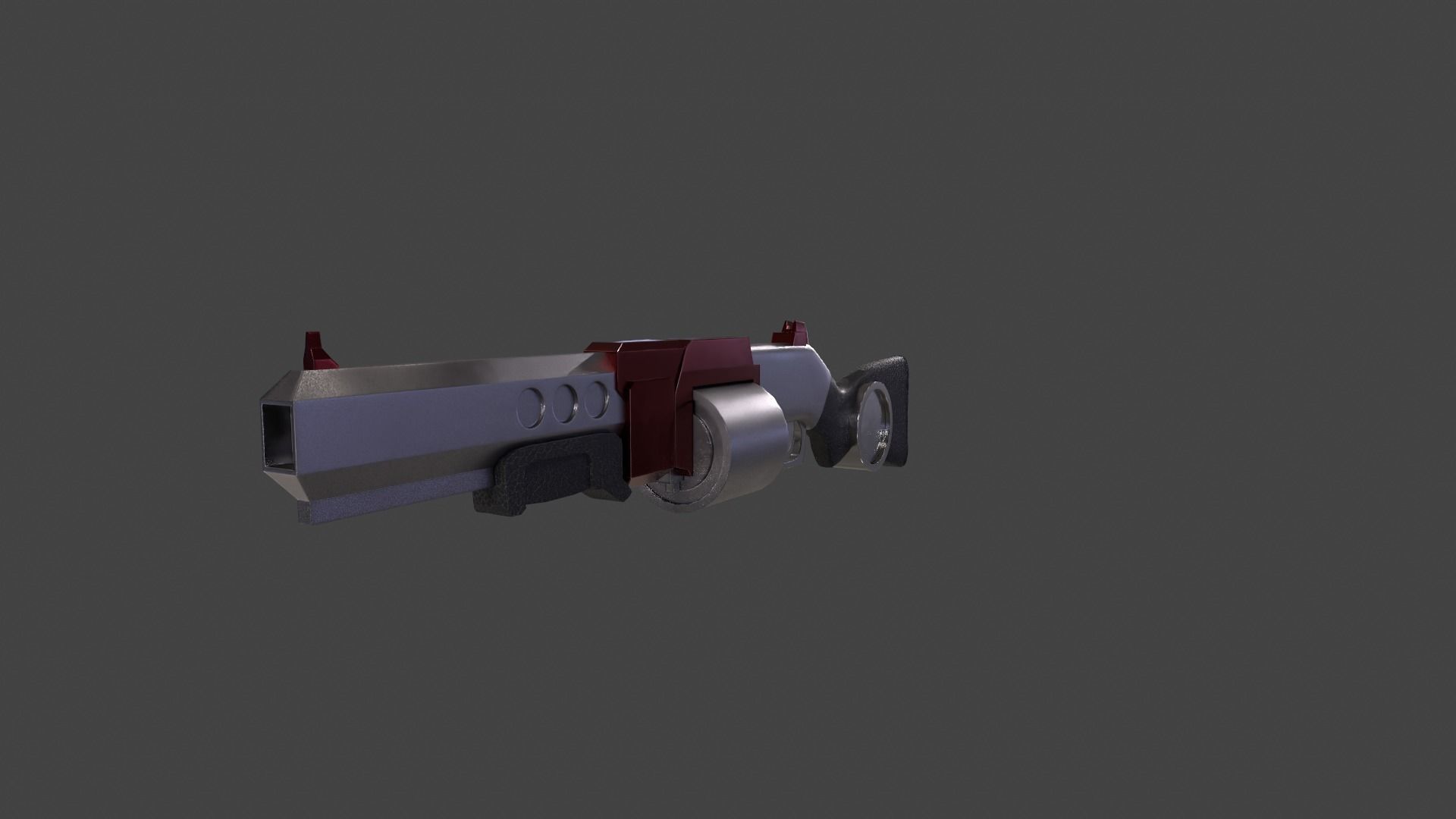 3D model Low-Poly Rifle-Shotgun gun VR / AR / low-poly | CGTrader