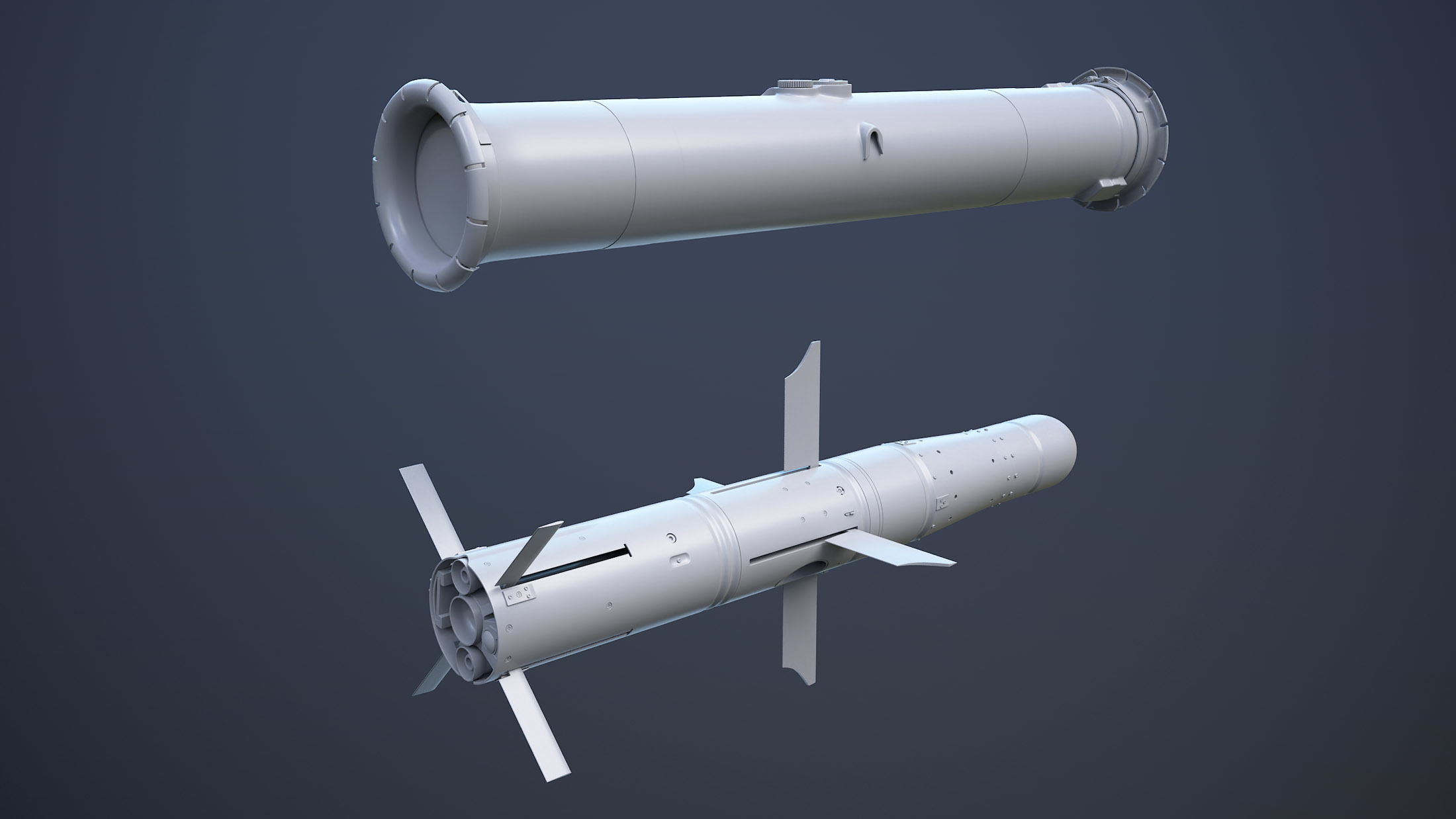 TOW BGM-71 Missile 3D model | CGTrader