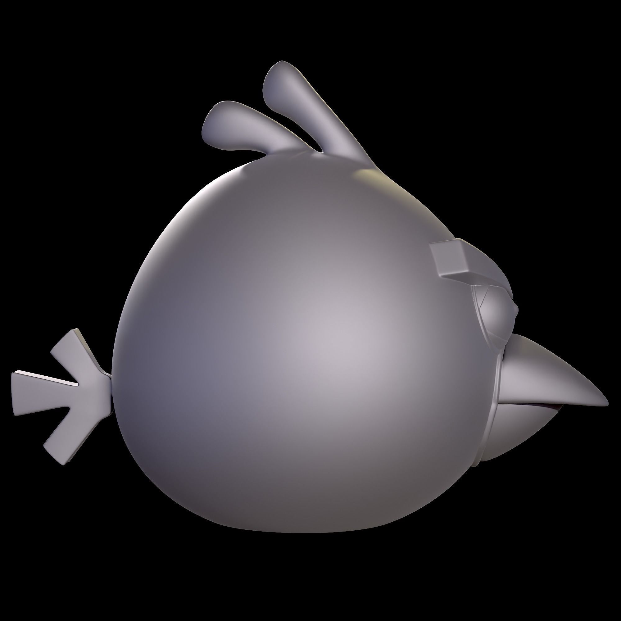 Angry Bird-Red 3D model 3D printable | CGTrader
