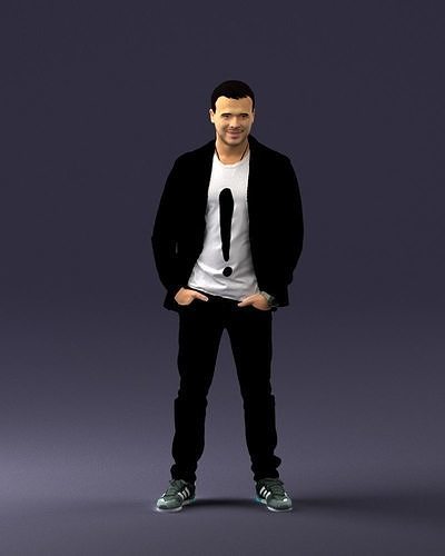 Emin in tracksuit 0472 3D Print Ready 3D model 3D printable | CGTrader