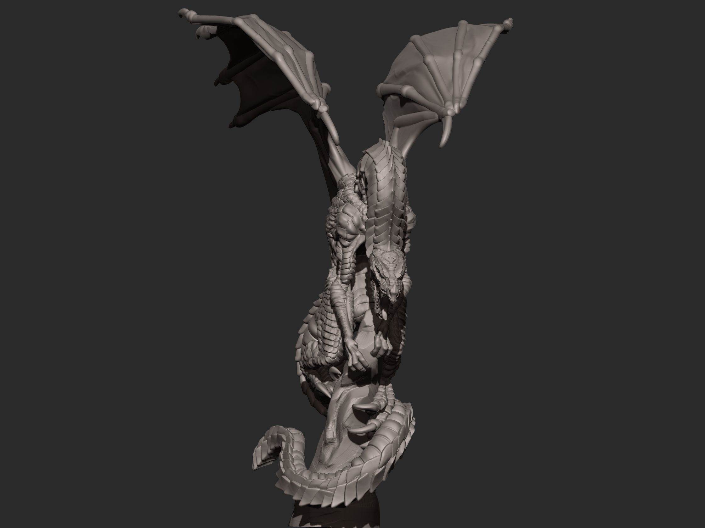Angry Dragon 3D model 3D printable | CGTrader