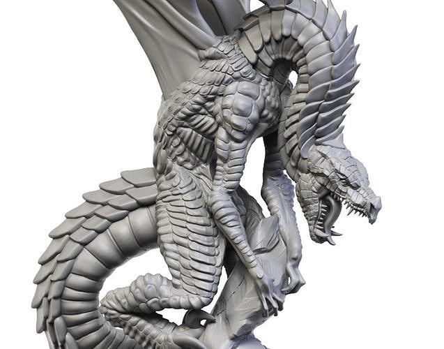 Angry Dragon 3D model 3D printable | CGTrader