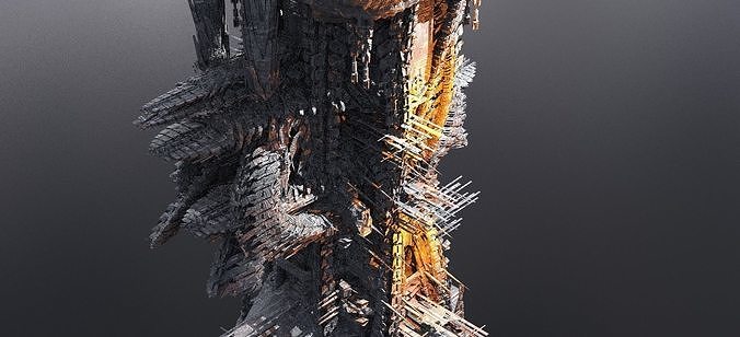 Fusion Core Towers Spire Kit bash 3D model | CGTrader