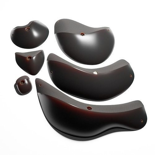 Rock Climbing Holds - Full Size - Rizz 3D model | CGTrader