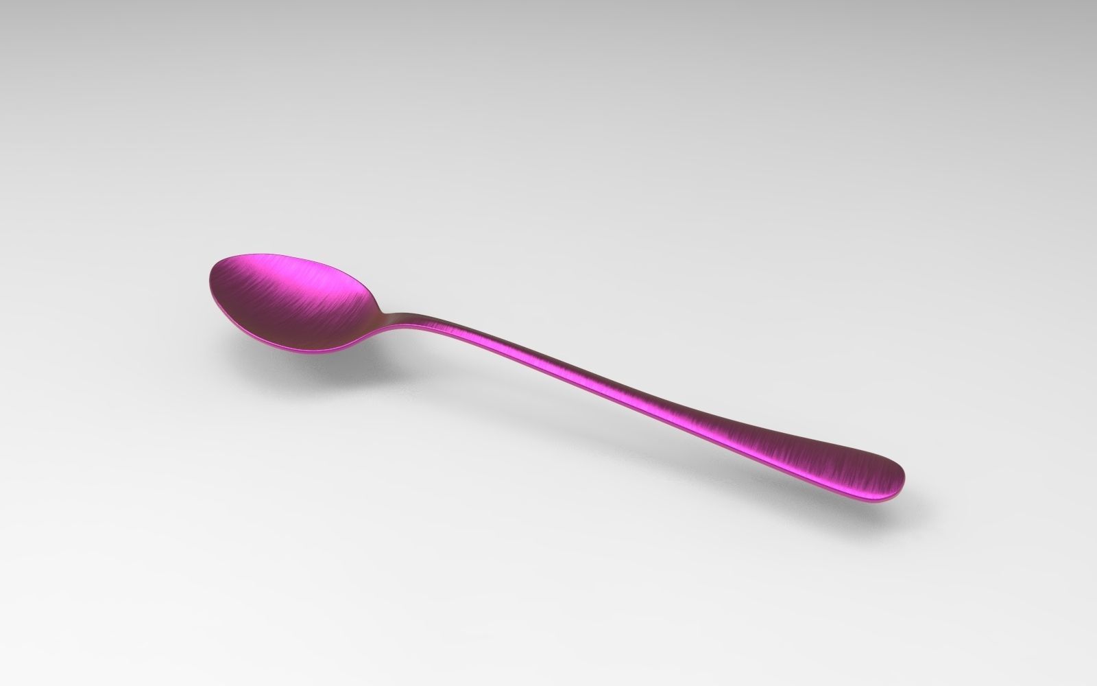 Metal Spoon 3d printed 3D model 3D printable | CGTrader