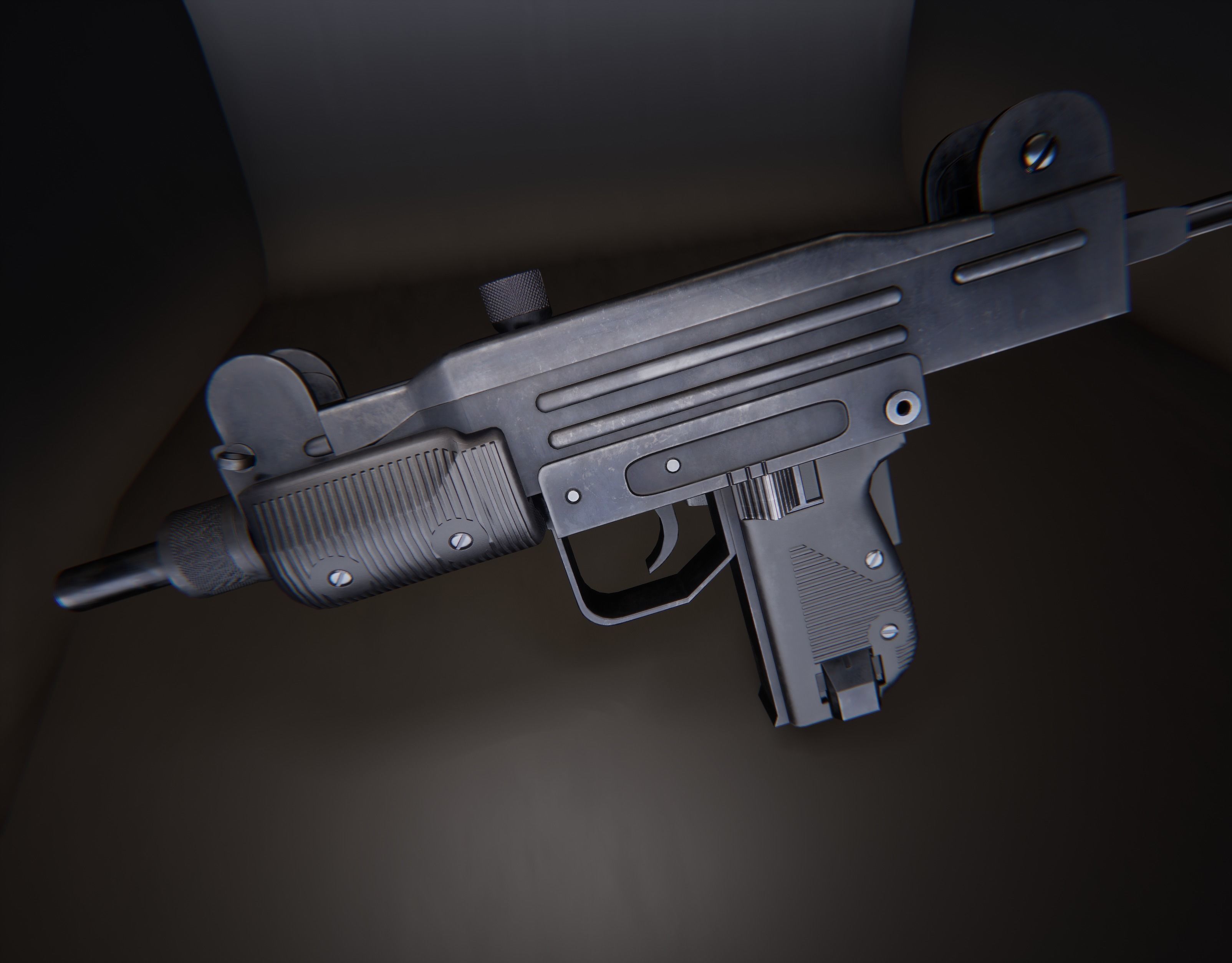 3D model AAA Micro Uzi Game Ready PBR VR / AR / low-poly | CGTrader