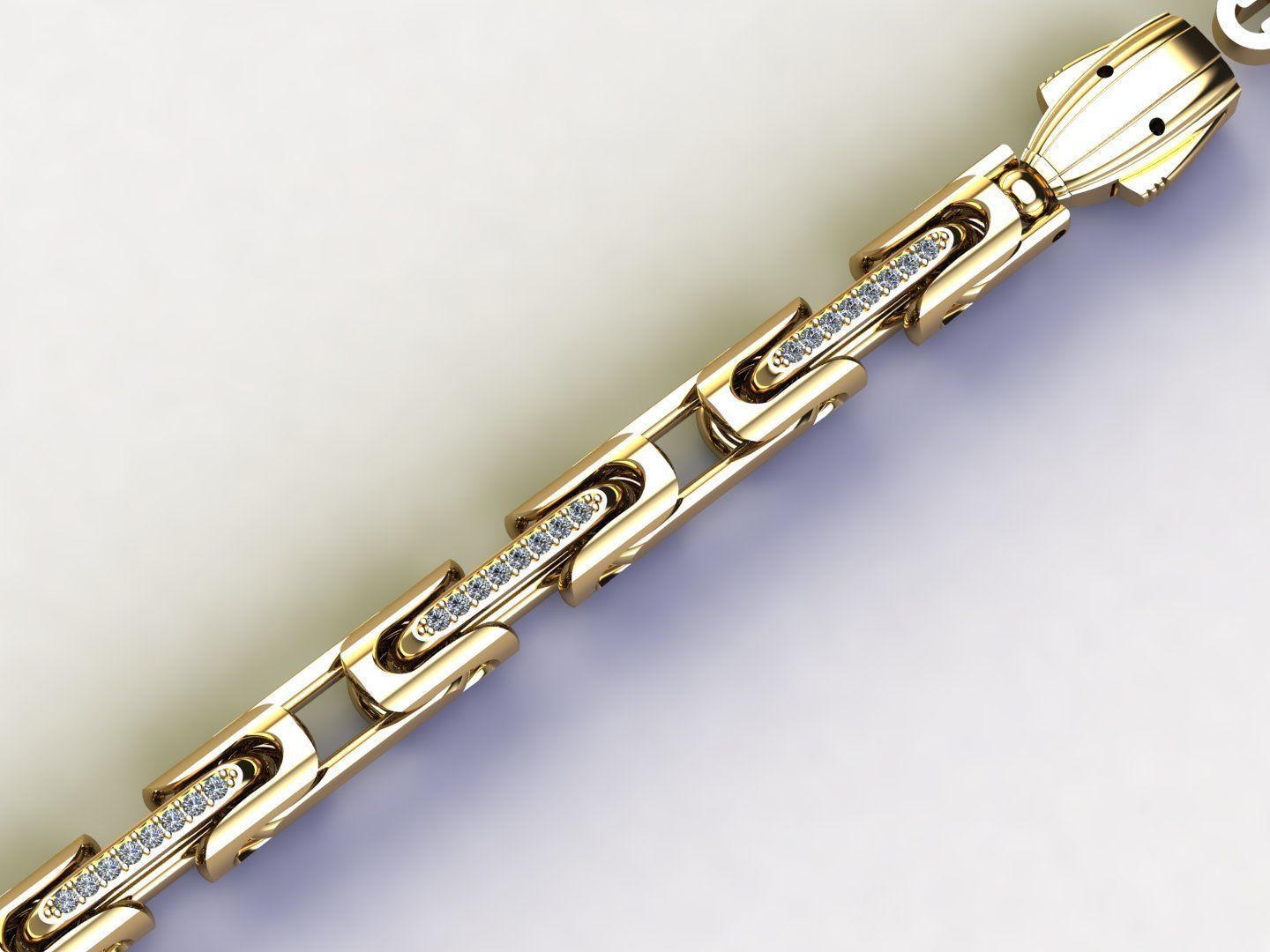 3 SIZE CHAIN NECK WIHT LOCK JUST STL 3D model | CGTrader