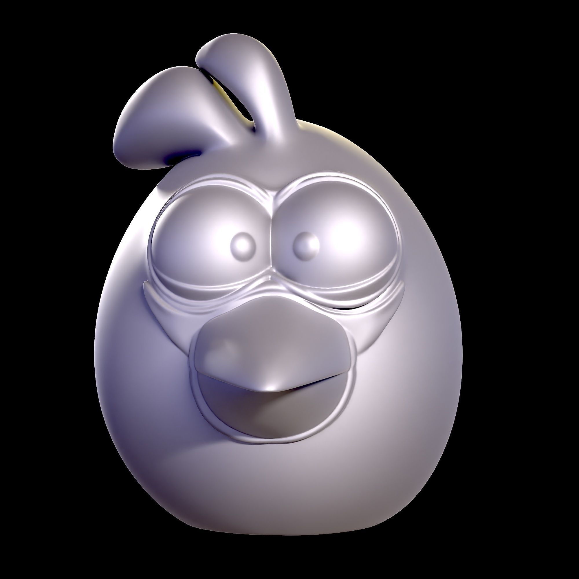 Blue-Angry Bird 3D model 3D printable | CGTrader