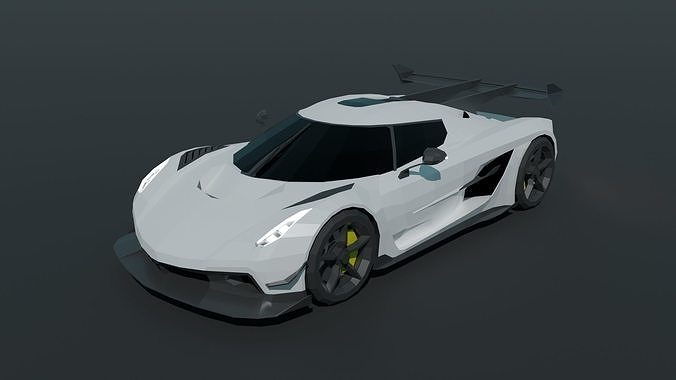 3D model Koenigsegg Jesko VR / AR / low-poly | CGTrader