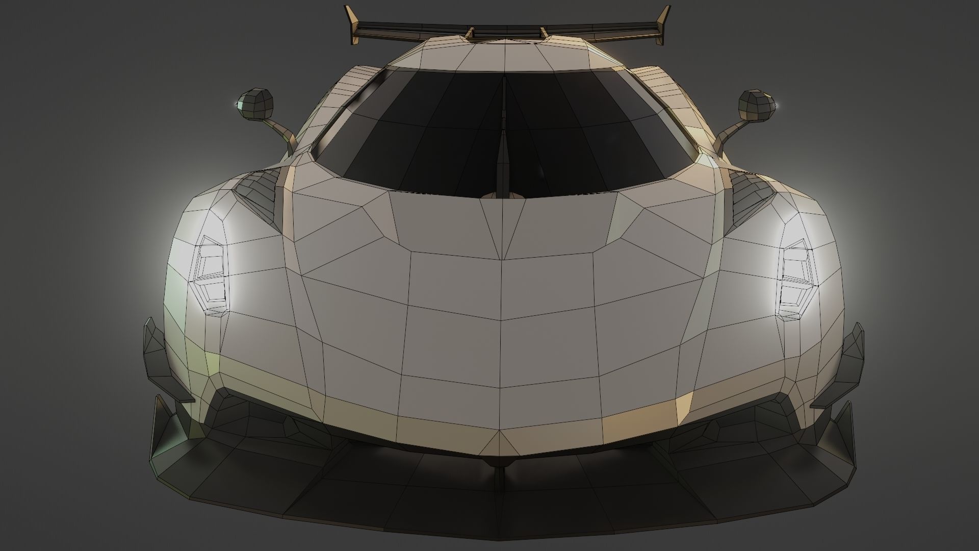 3D model Koenigsegg Jesko VR / AR / low-poly | CGTrader