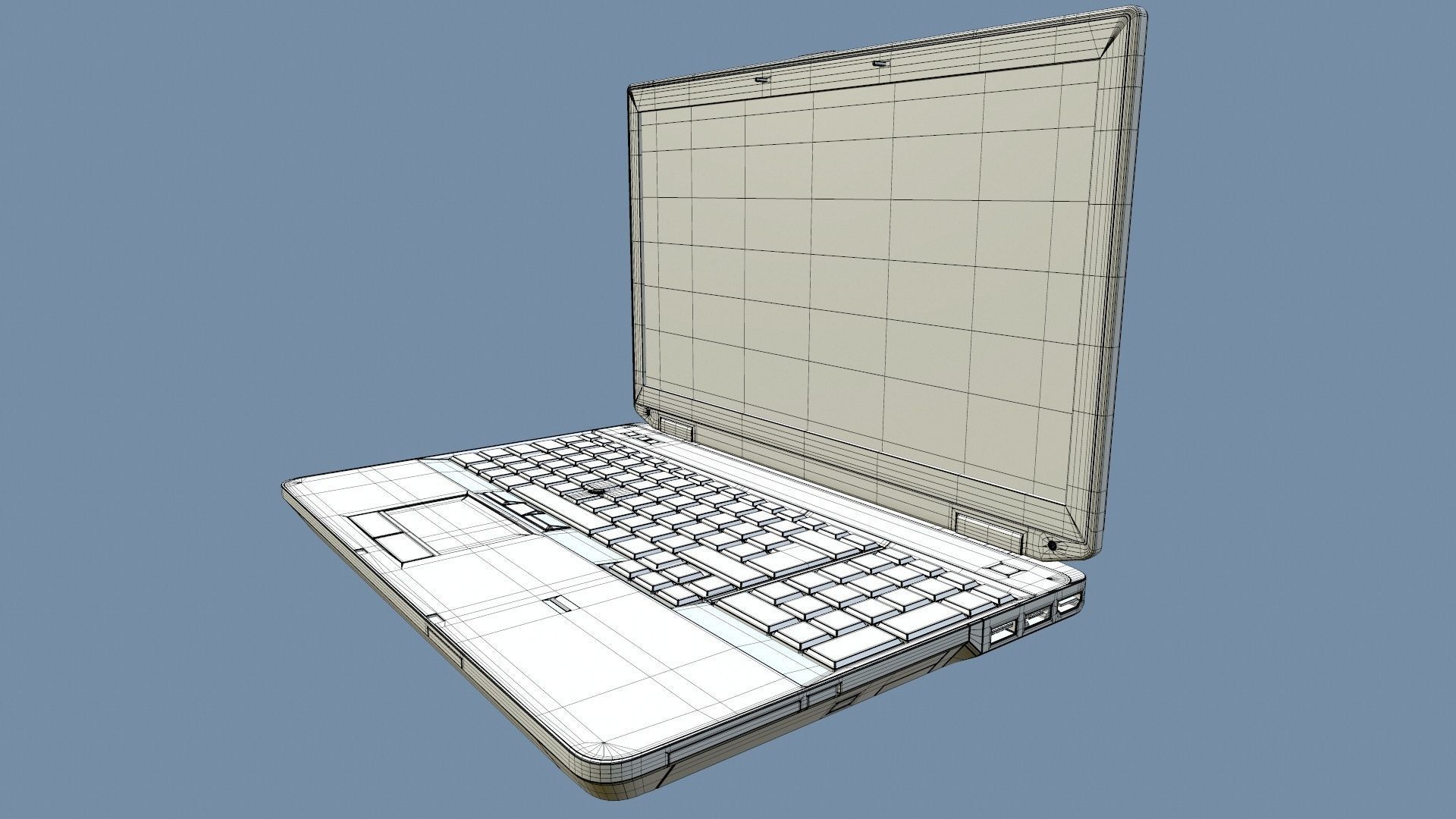 Dell Laptop 3D model | CGTrader
