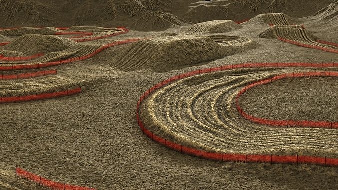 3D Motocross Track Texture | CGTrader