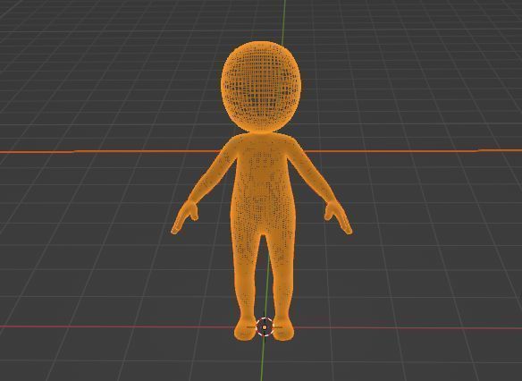 3D Stickman Model plus 10 Human Skin PBR Textures Photo-Based 3D model ...