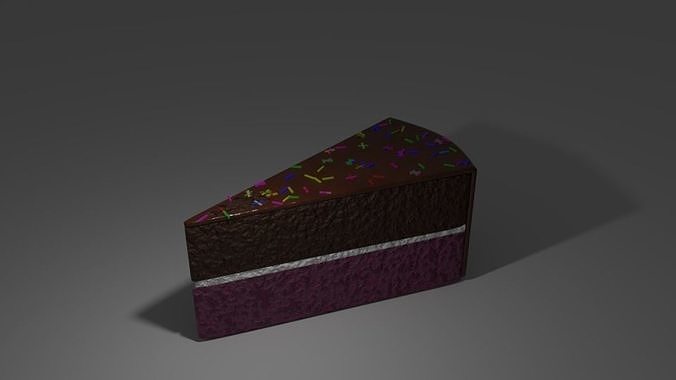 cake slice 3D model | CGTrader