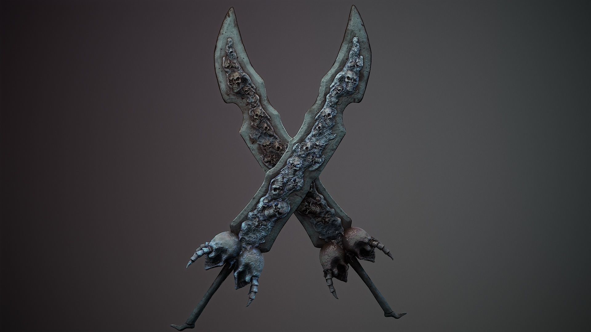 3D model organic weapons VR / AR / low-poly | CGTrader