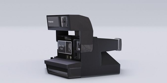 Polaroid camera model in Blender 3D model | CGTrader