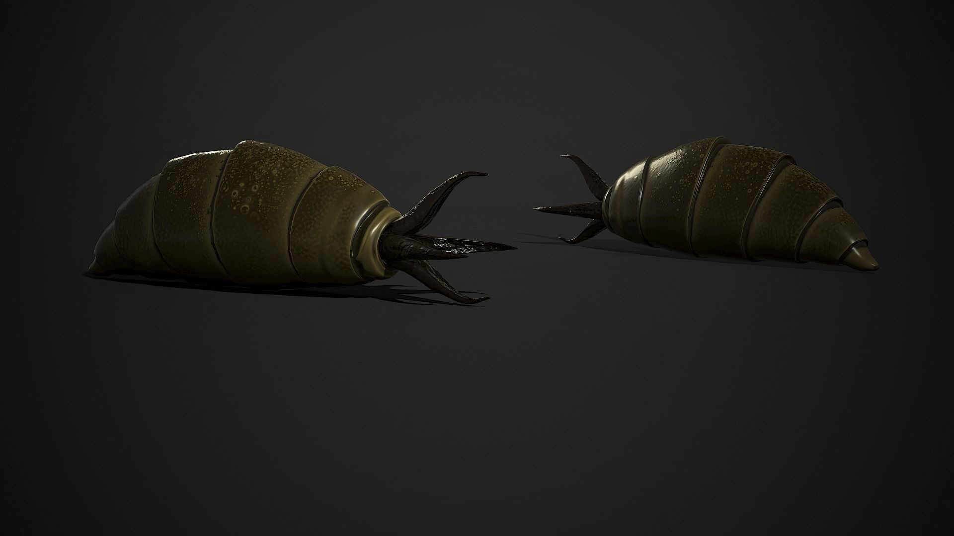 3D model Worm creature1 VR / AR / low-poly | CGTrader
