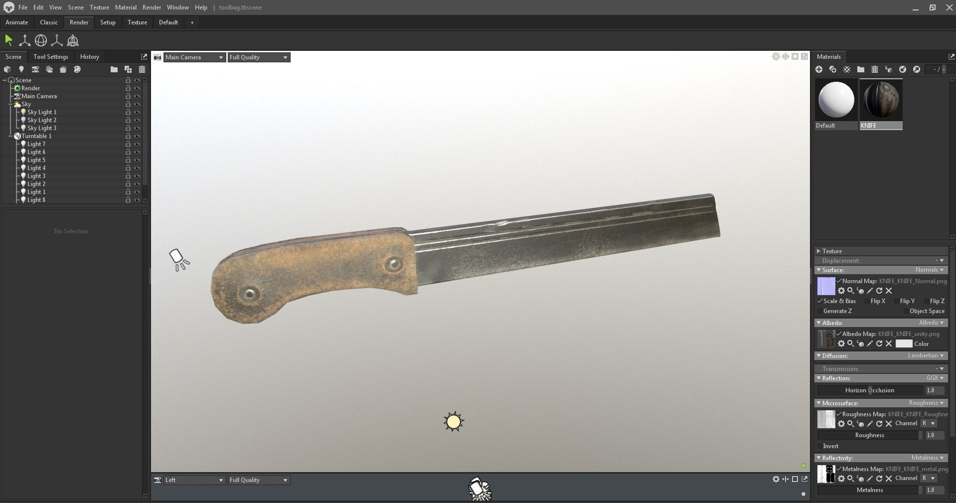 3D model Broken piece Machete VR / AR / low-poly | CGTrader