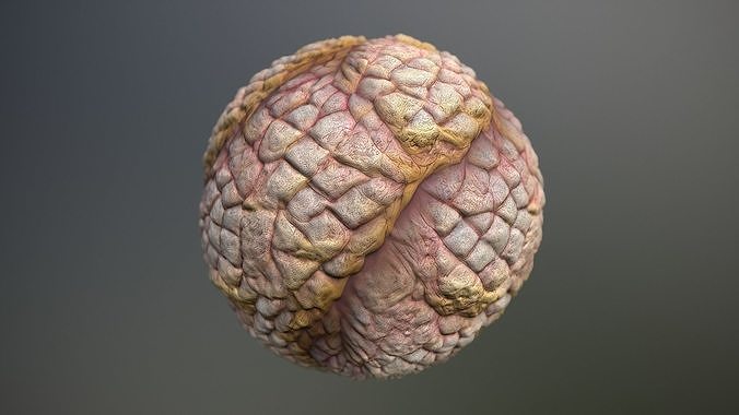 Material Skin Monster 52 Seamless PBR Texture Texture | CGTrader