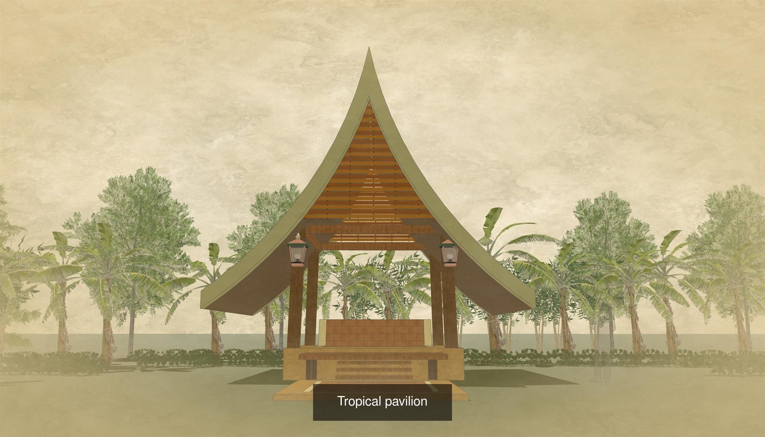 Tropical building project 3D Model Collection | CGTrader