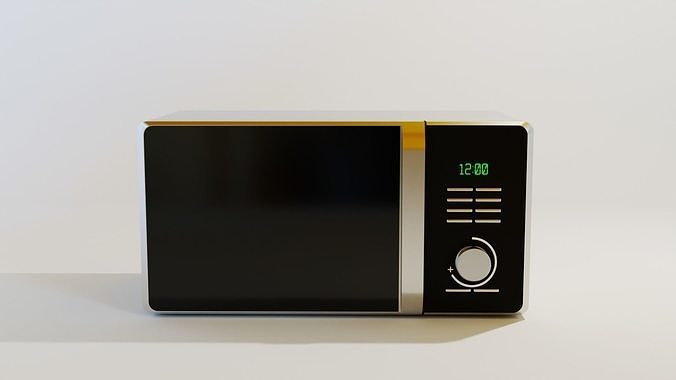 Microwave oven 3D model | CGTrader