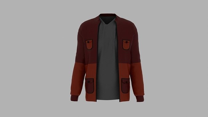 3D model Jacket VR / AR / low-poly | CGTrader