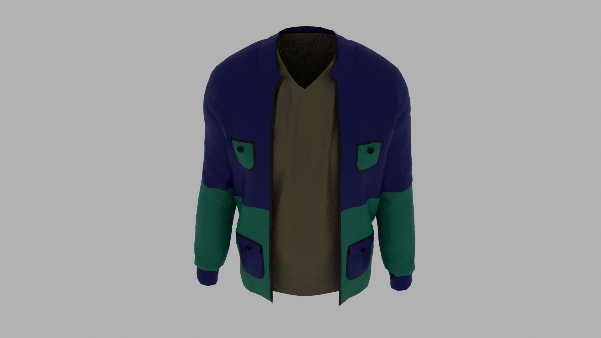 3D model Jacket VR / AR / low-poly | CGTrader