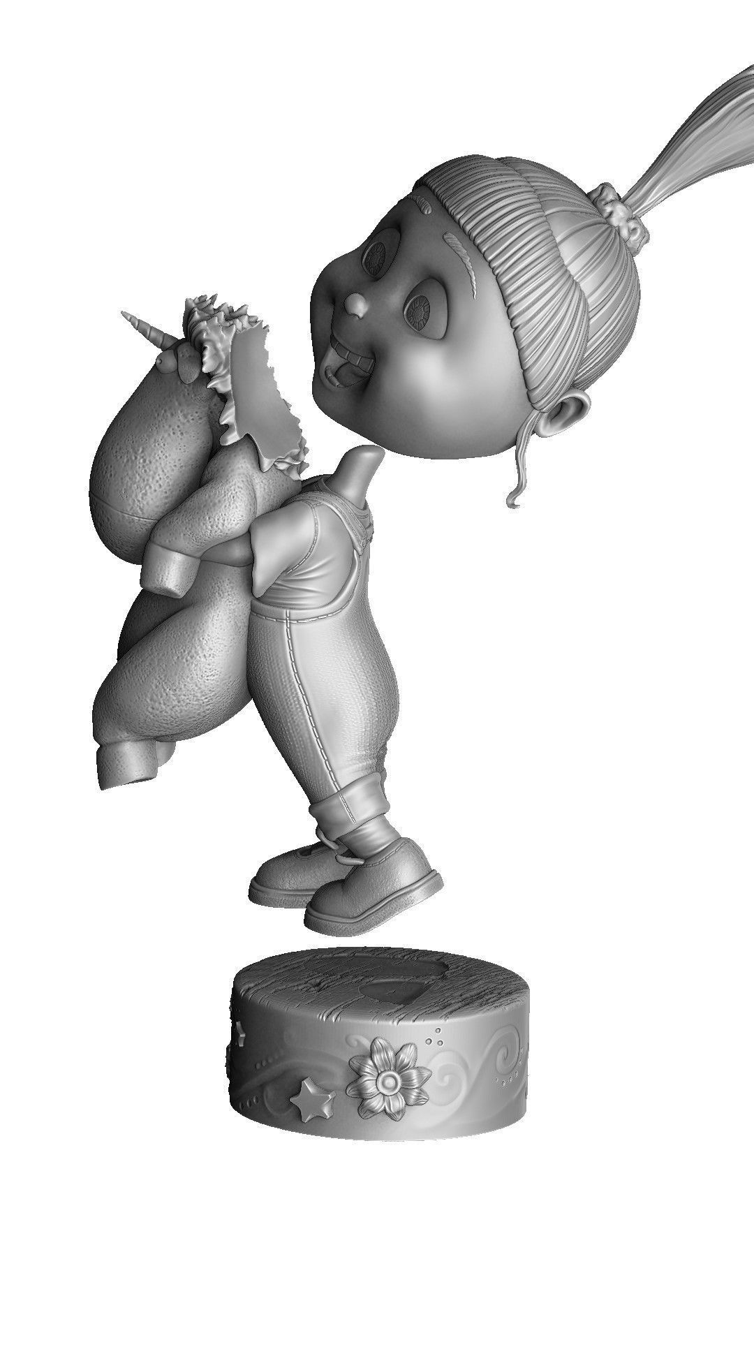 AGNES GRU FOR 3D PRINT 2 OPTIONS STL 3D model 3D printable | CGTrader
