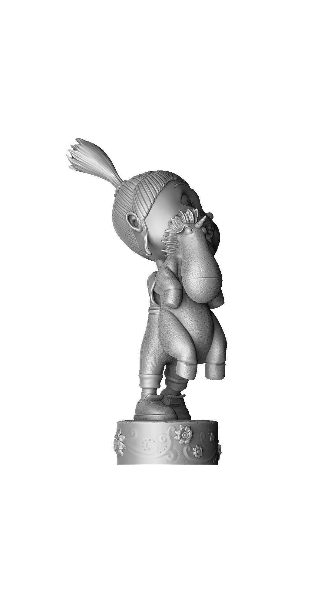 AGNES GRU FOR 3D PRINT 2 OPTIONS STL 3D model 3D printable | CGTrader