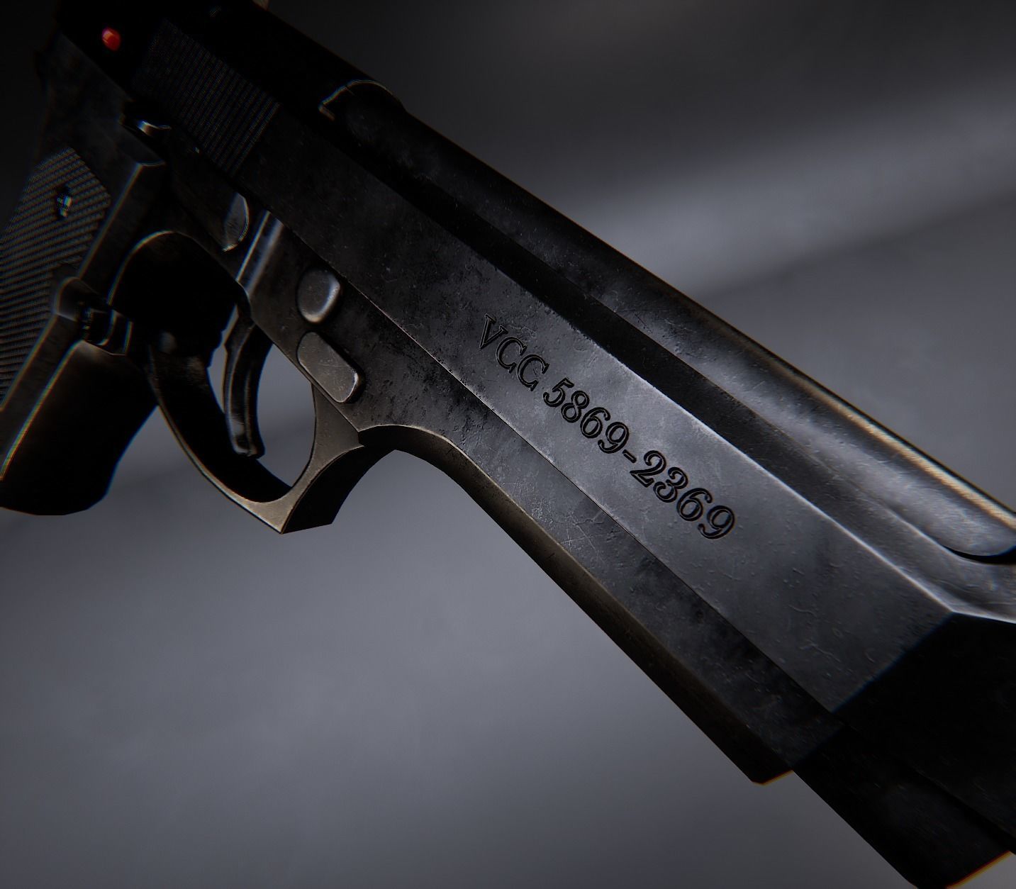 3D model Modern AAA Pistol Pack Game Ready PBR VR / AR / low-poly ...