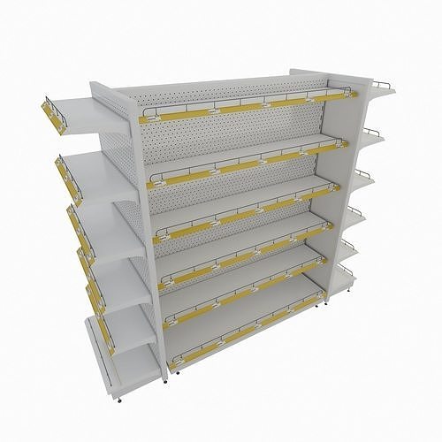 Retail Shelf 3D model | CGTrader