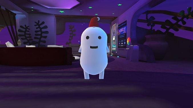 Santa Hat VRChat free VR / AR / low-poly 3D model | CGTrader