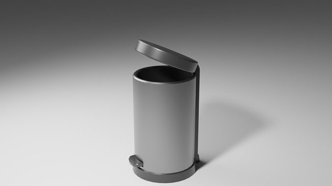 3D model interior trash can VR / AR / low-poly | CGTrader