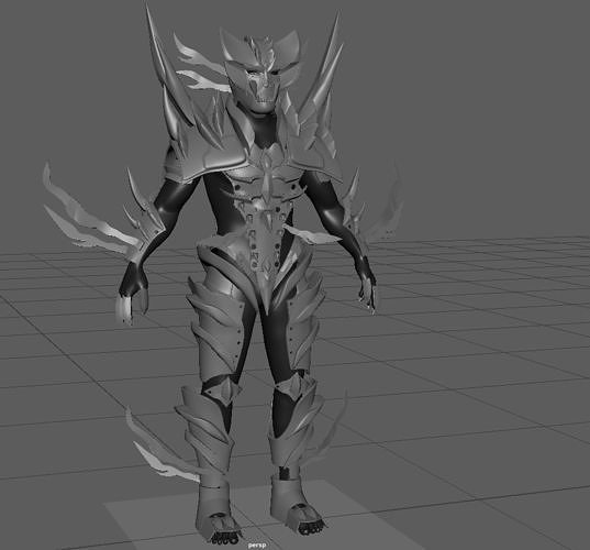 Sinister Seal Layered Armor Cosplay 3D model 3D printable | CGTrader