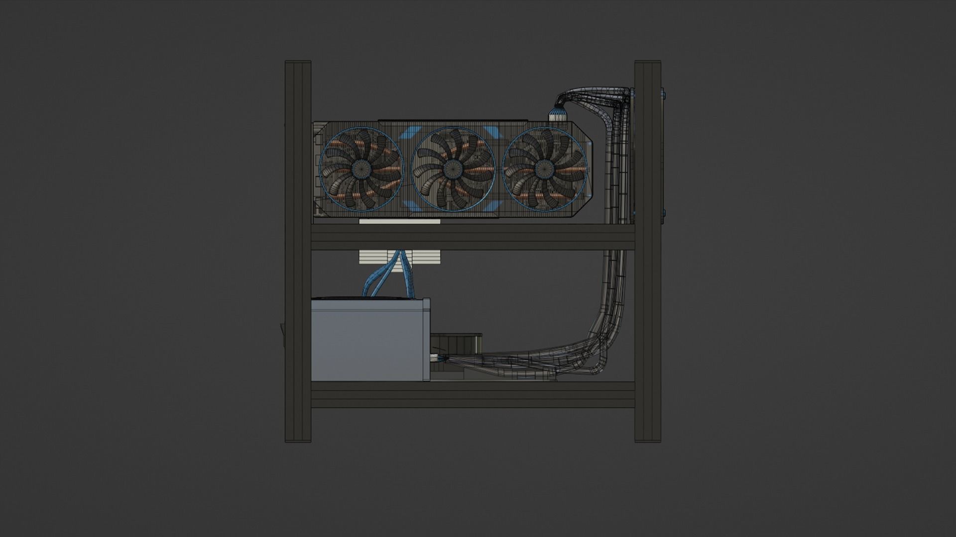 Mining Rig free 3D model animated | CGTrader
